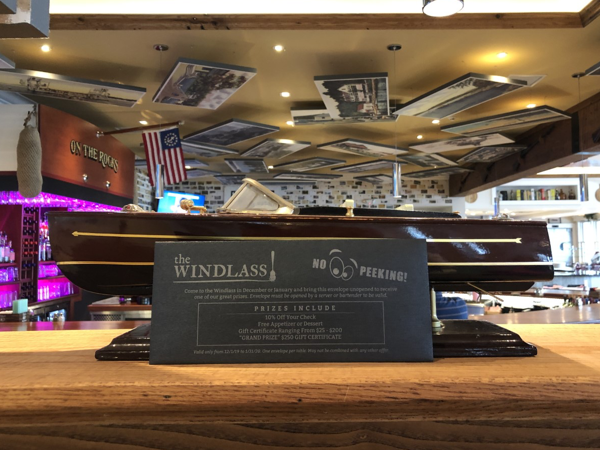 Mystery Envelopes - Contests I The Windlass Restaurant